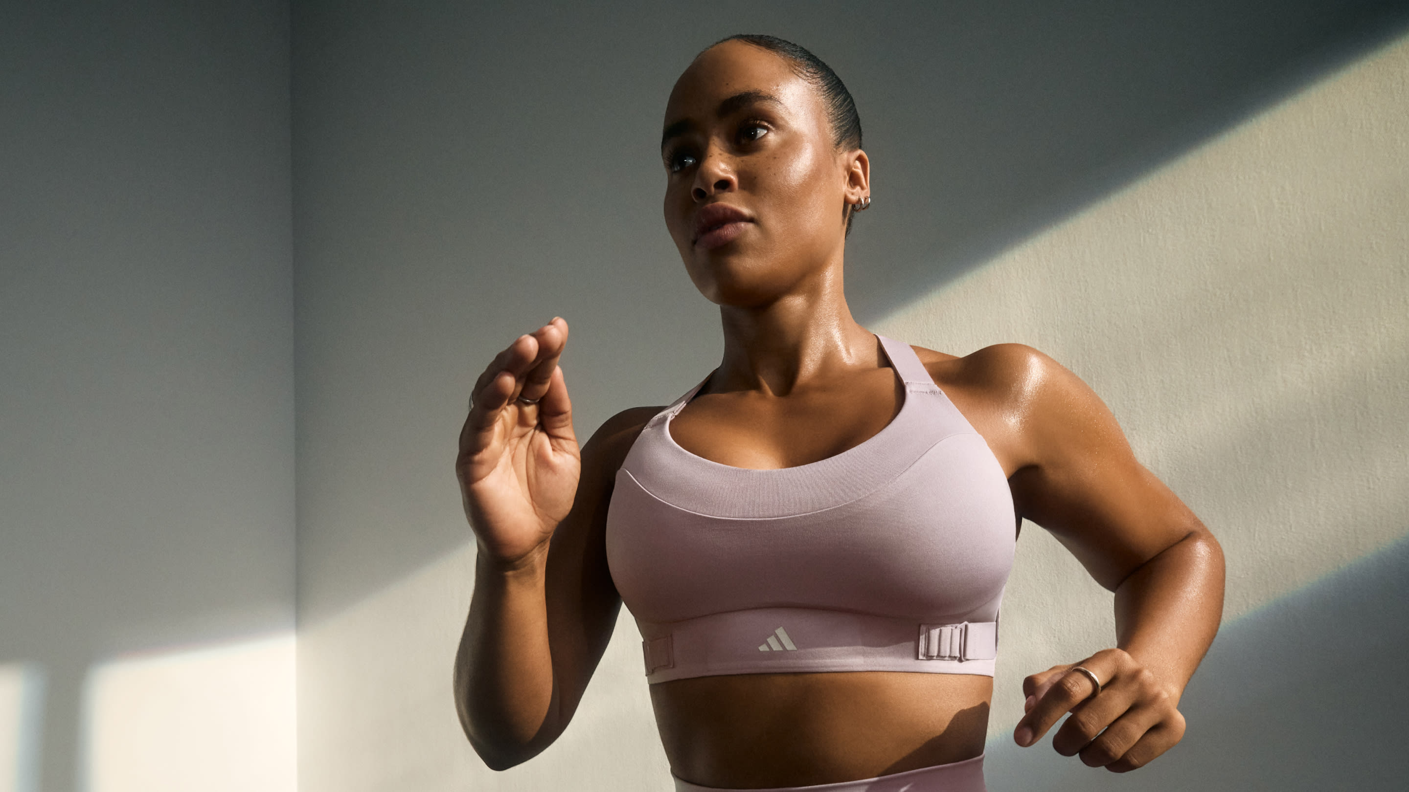 adidas FastImpact Luxe Run High-Support Bra - Black | Women's Training ...