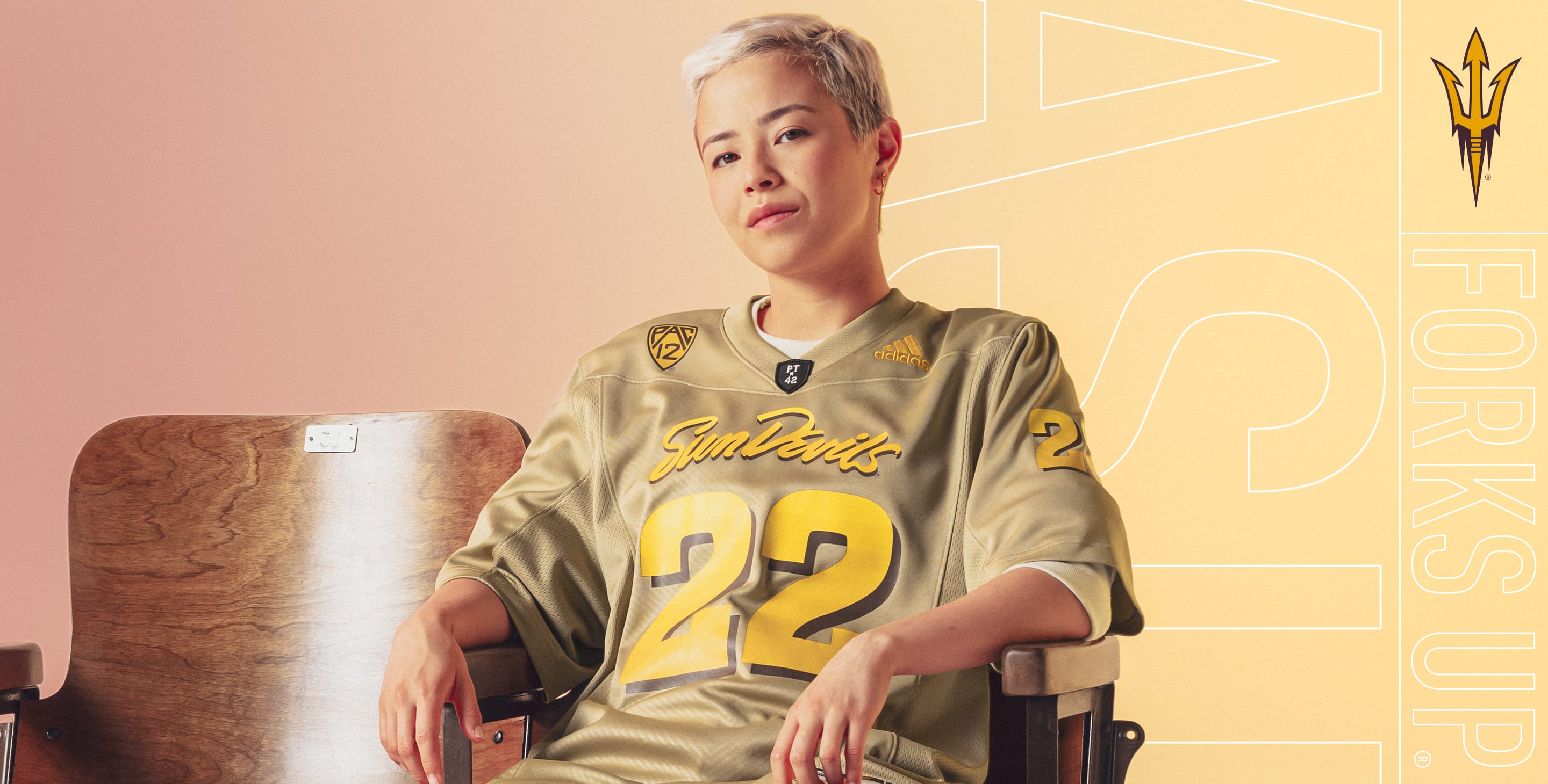 adidas Arizona State University ‘Rising Devils’ Jersey - Beige | Men's ...