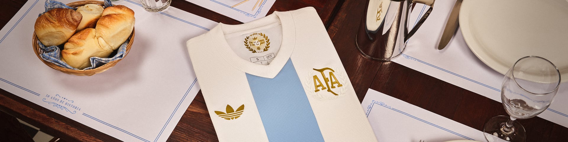adidas Camiseta Aniversario 50 Años Selección Argentina - Azul | adidas ...