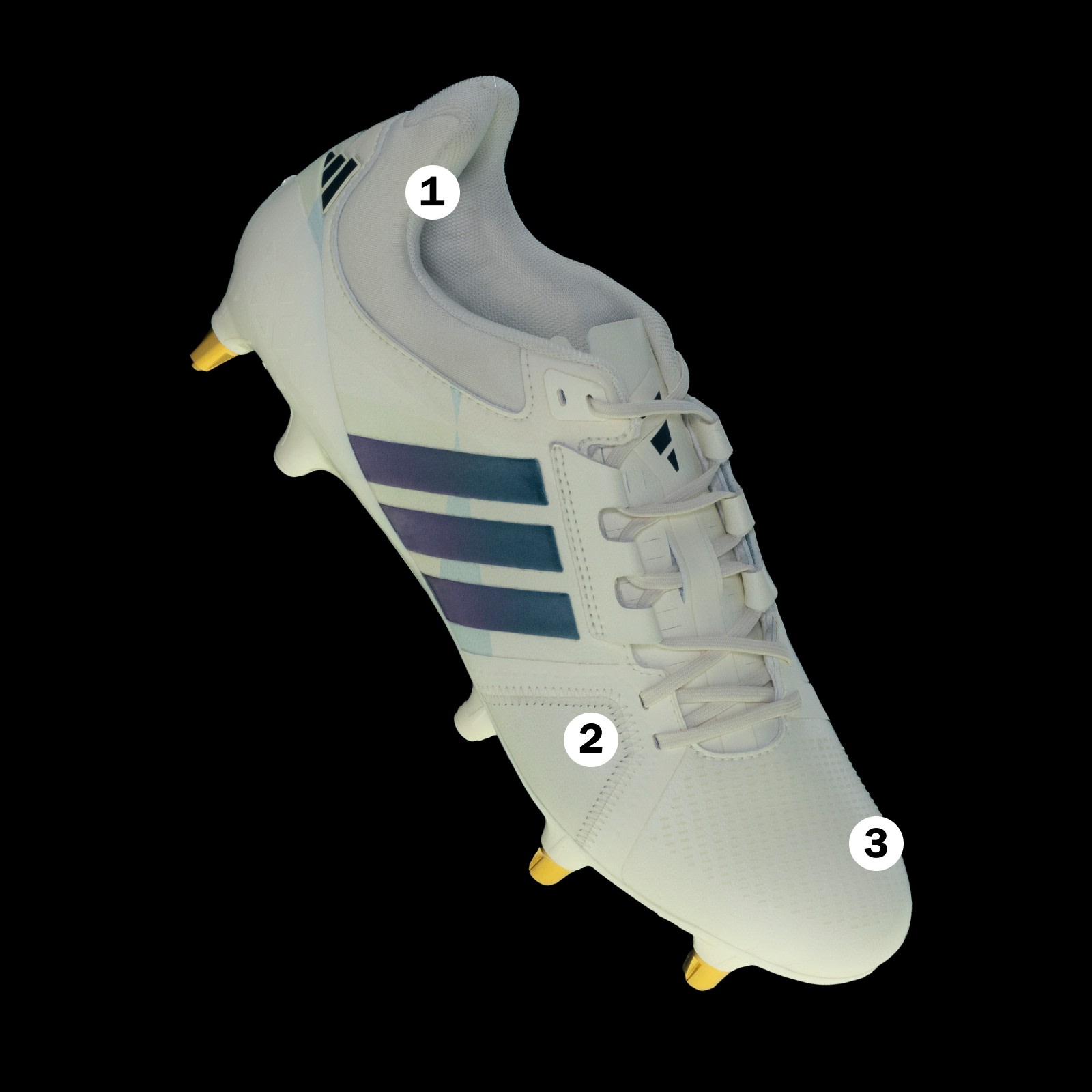 adidas RS15 Avaglide W Soft Ground Rugby Boots - White | adidas Australia