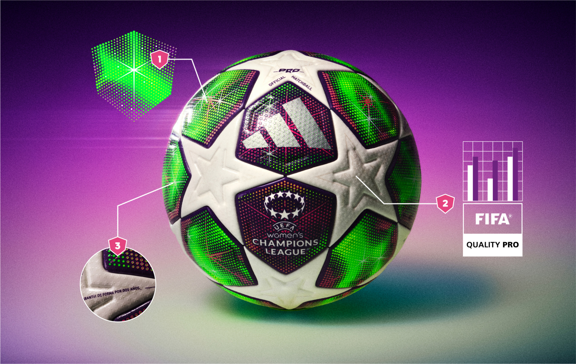 adidas UWCL 25/26 League Stage Pro Ball - White | adidas UK