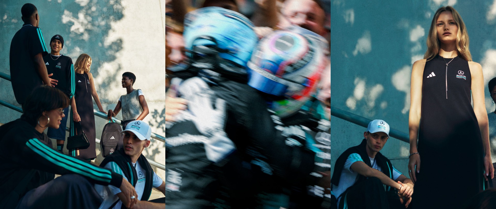 adidas MERCEDES - AMG PETRONAS FORMULA 1 TEAM DNA SWEAT TOP - Schwarz ...