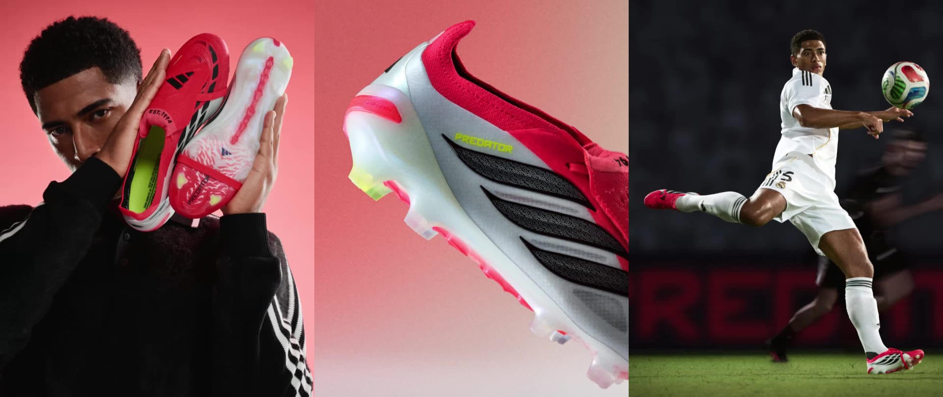 adidas PREDATOR ELITE Fold-Over Tongue Firm Ground Soccer Cleats - Red ...